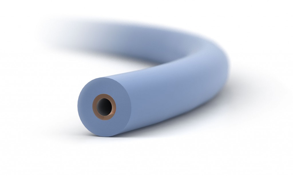 PEEKsil™ Tubing 1/16" OD x 200µm ID x 5cm, Blue - 5 Pack - Biotech Fluidics