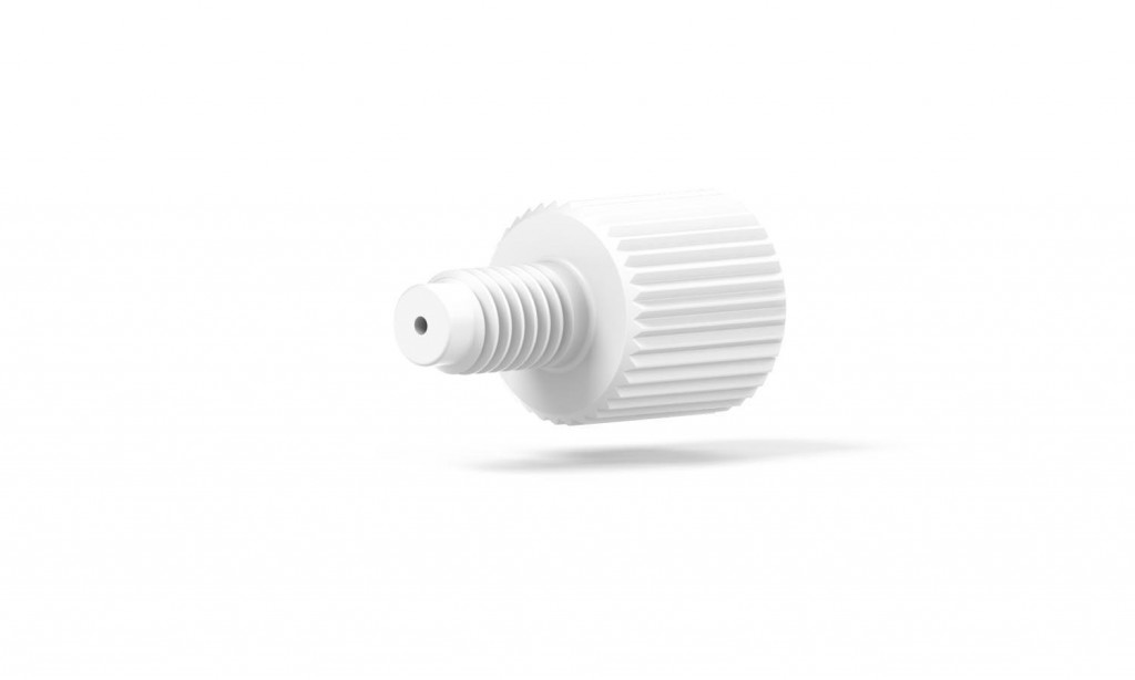 Metric Threaded Adapter 1/4-28-Female to M6-Male - Biotech Fluidics